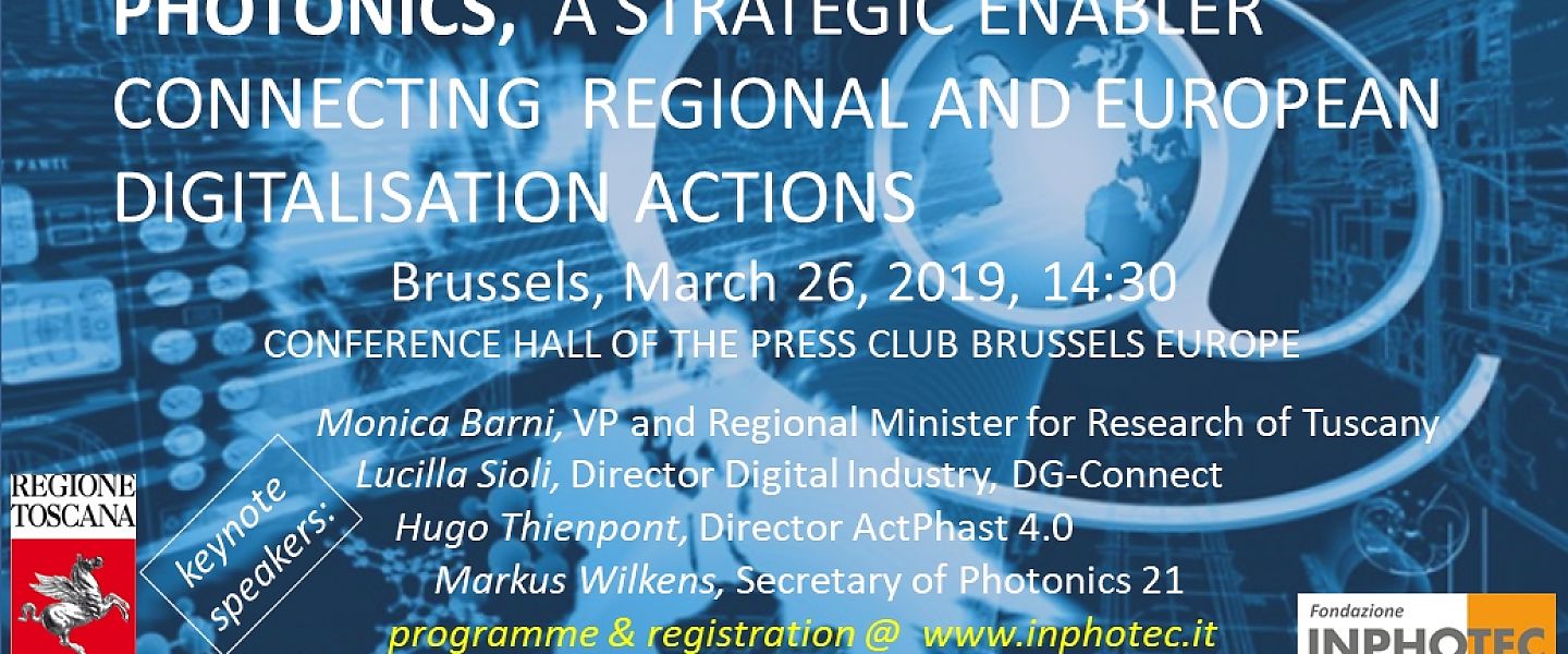Photonics, A strategic enabler connecting regional and European ...